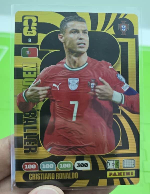 Cristiano Ronaldo Golden Baller Panini Mundial 2026 XL - Compritas ¡ Tu ...